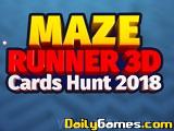 Maze runner 3d cards hunt 2018 - Dailygames.com