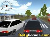 Russian car driver HD - Dailygames.com